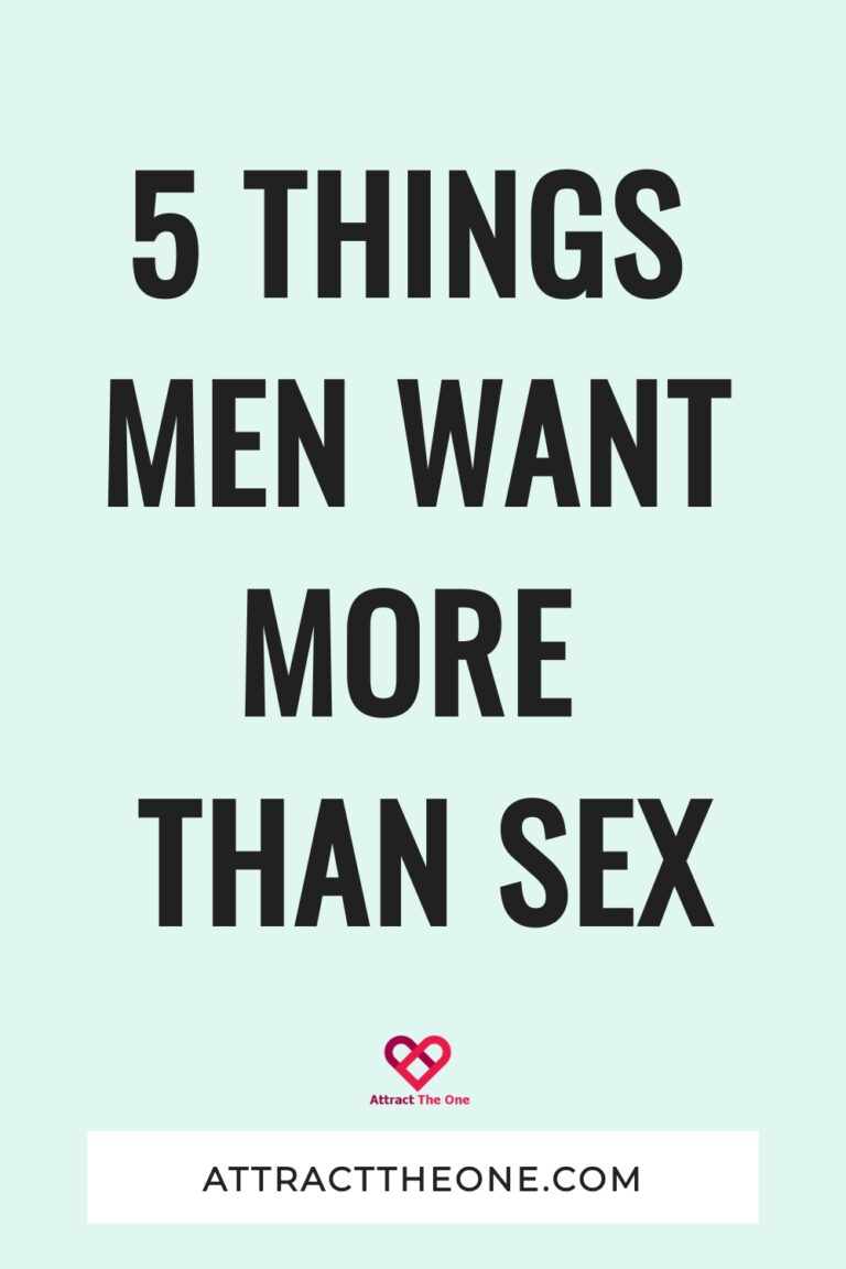 5 Things Men Want More Than Sex